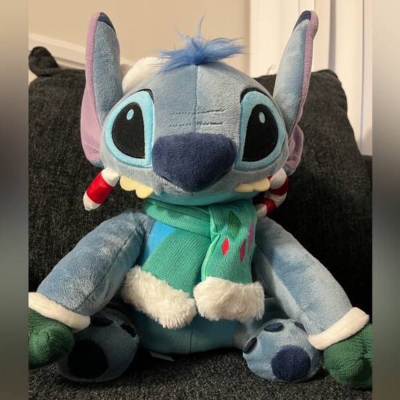 Disney | Toys | Disney Lilo Stitch Christmas Plush Stitch With Candy ...